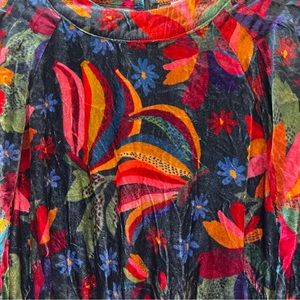 FARM Rio | Dresses | Nwt Farm Rio Black Banana Sky Velvet Mini Dress ...